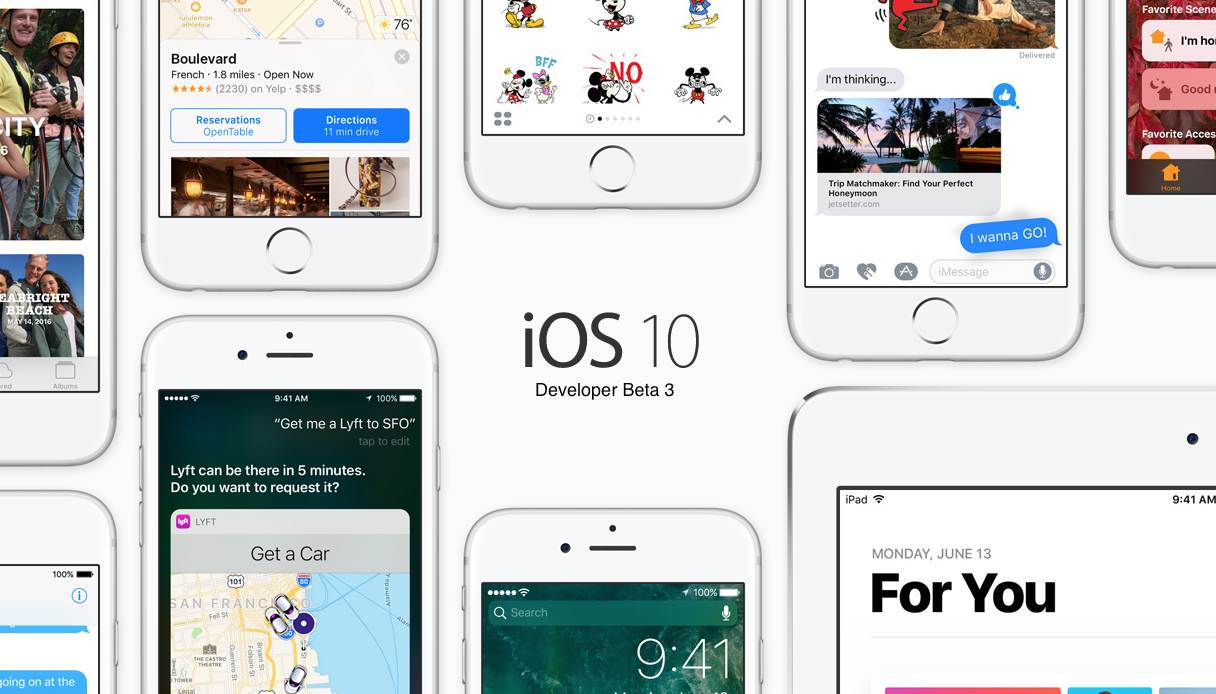 Apple ปล่อยอัพเดท iOS 10 Beta 3 เวอร์ชั่นล่าสุดให้นักพัฒนาแล้ว | techfeedthai