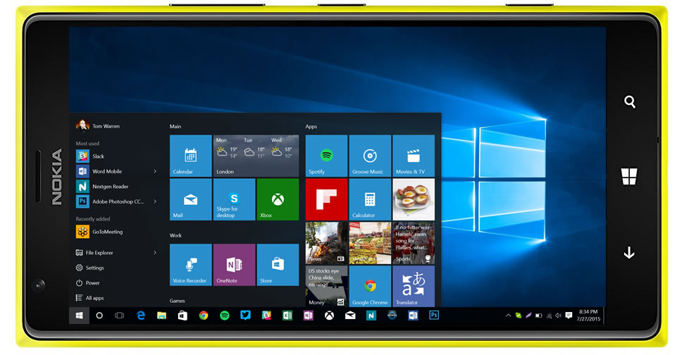 แฮกเกอร์ติดตั้ง Windows 10 สำหรับซีพียู ARM บนสมาร์ทโฟน Lumia 1520 | techfeedthai