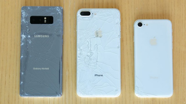 iPhone 8 แกร่งกว่า Galaxy Note 8 จากการทดสอบ Drop Test ของบริษัทรับ ...