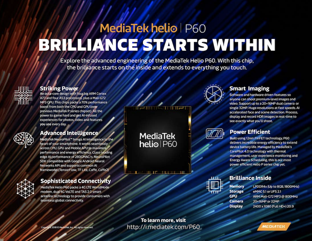 เปรียบเทียบชิปยอดฮิต MediaTek Helio P60 กับ Qualcomm Snapdragon 660 บนสมาร์ทโฟน Android แตกต่าง ...
