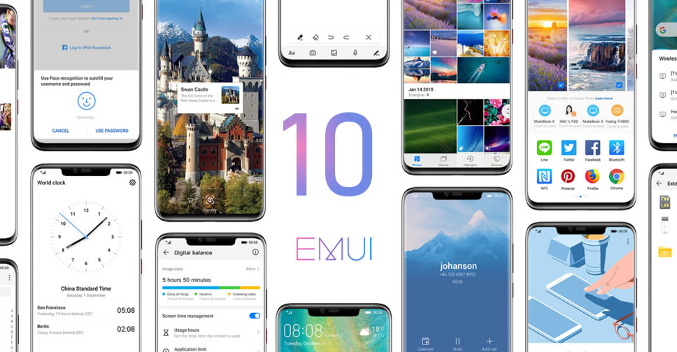 ภาพหลุด UI ของ EMUI 10 พร้อมเปิดเผยรายชื่อสมาร์ทโฟนของ Huawei ที่คาดว่าจะได้รับการอัพเดทเป็น ...