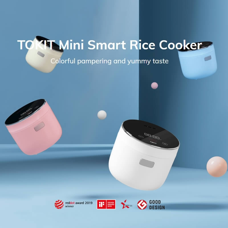 Xiaomi วางจำหน่าย TOKIT Mini Smart Rice Cooker หม้อหุงข้าวขนาด 1.6 ลิตร ...