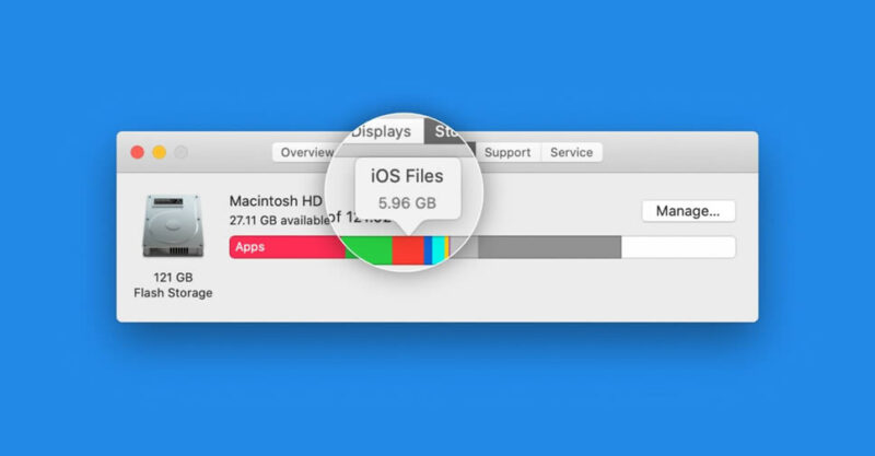 วิธีลบ iOS Files บน Mac เพื่อให้ได้พื้นที่ว่างกลับคืนมา – Flashfly Dot Net