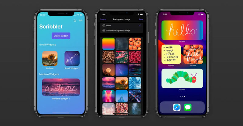 แอพ Scribblet ช่วยให้เจ้าของ iPhone ที่รันบน iOS 14 สร้างวิดเจ็ตบนหน้า ...