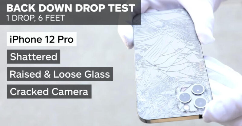 iPhone 12 และ iPhone 12 Pro ถูกทดสอบ Drop Test ที่ความสูง 1.8 เมตร ...