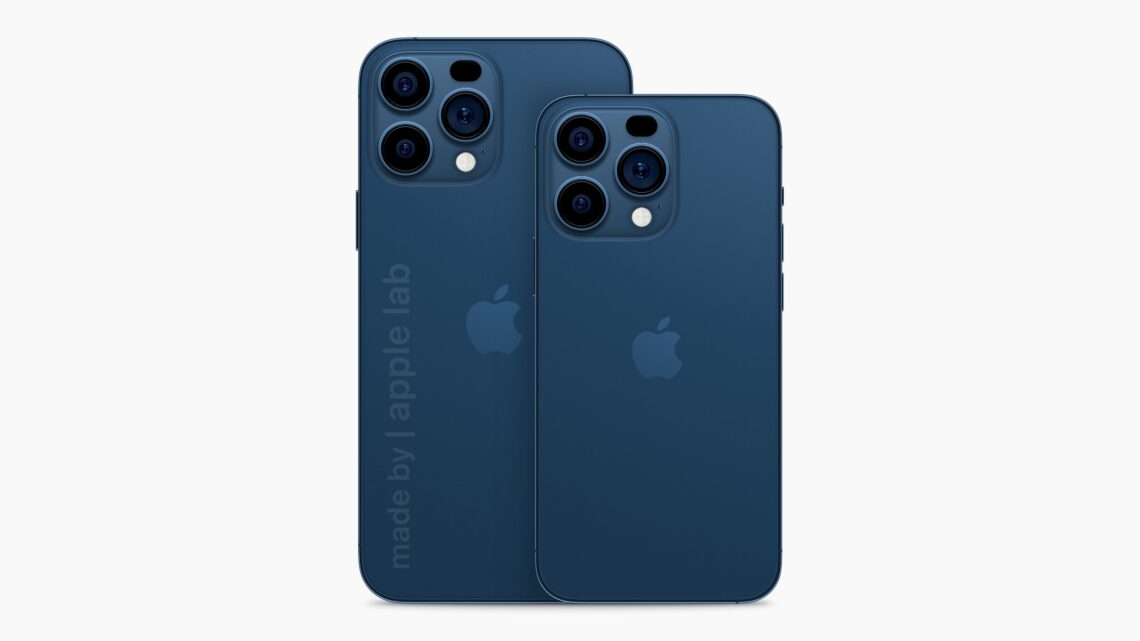 ชมคอนเซ็ปท์ iPhone 14 Pro สี Antarctic Blue มาพร้อมหน้าจอเจาะรูรูป ...
