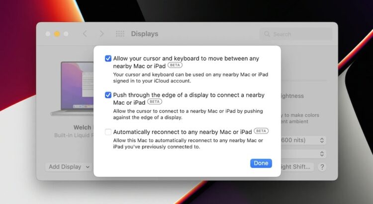 วิธีตั้งค่าใช้งาน Universal Control สำหรับ Mac และ iPad ที่ติดตั้ง macOS 12.3 และ iPadOS 15.4 ...