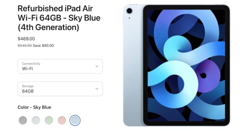 iPad Air 4 ที่ผ่านการ Refurbished มีวางจำหน่ายแล้วบน Apple Store ...