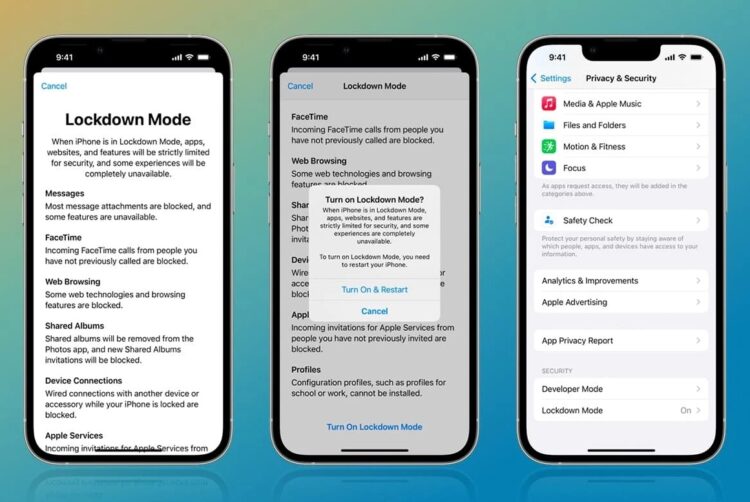 Apple เพิ่มฟีเจอร์ใหม่ Lockdown Mode ใน iOS 16, iPadOS 16 และ macOS Ventura ช่วยป้องกันการโจมตี ...