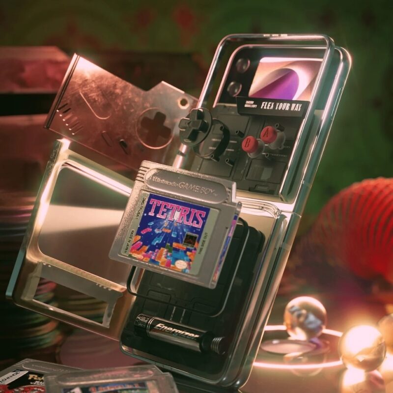 ดีไซเนอร์เปลี่ยน Galaxy Z Flip ให้กลายเป็น Game Boy Advance SP ด้วยเคส ...