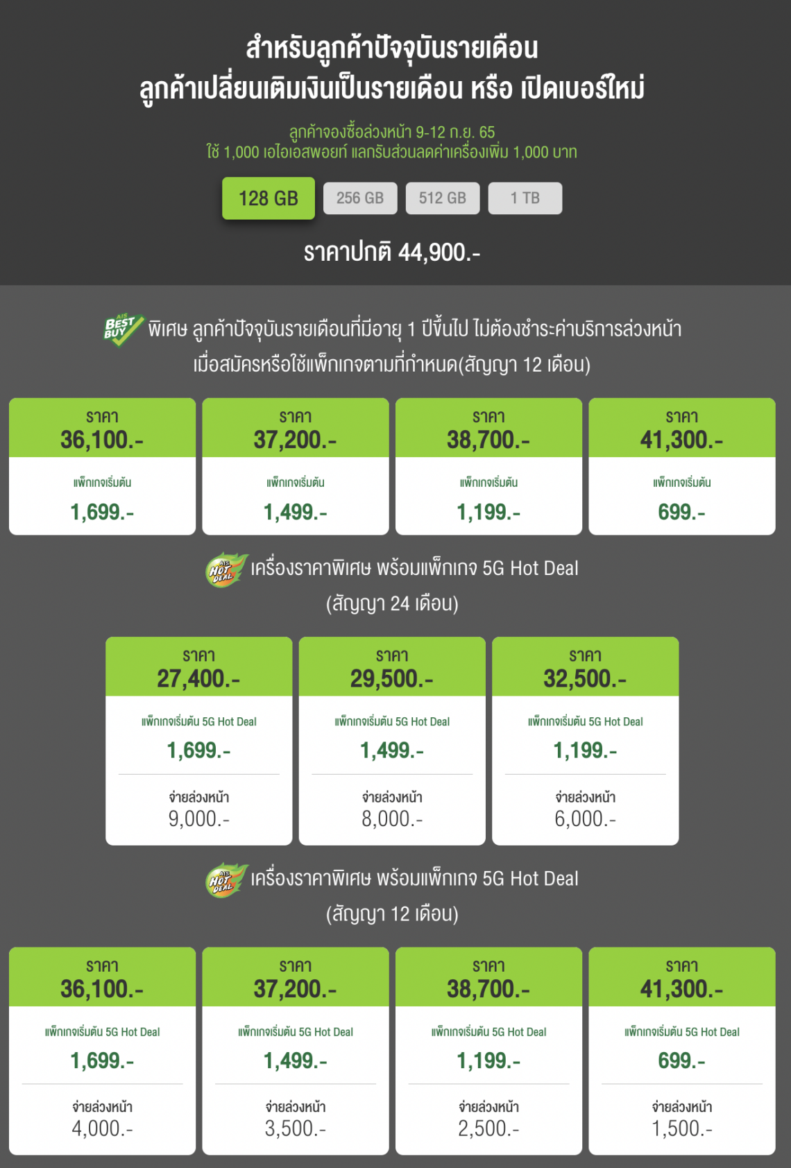 มาแล้ว!! โปรโมชั่น iPhone 14 และ iPhone 14 Pro จาก AIS 5G ลดสูงสุด ...