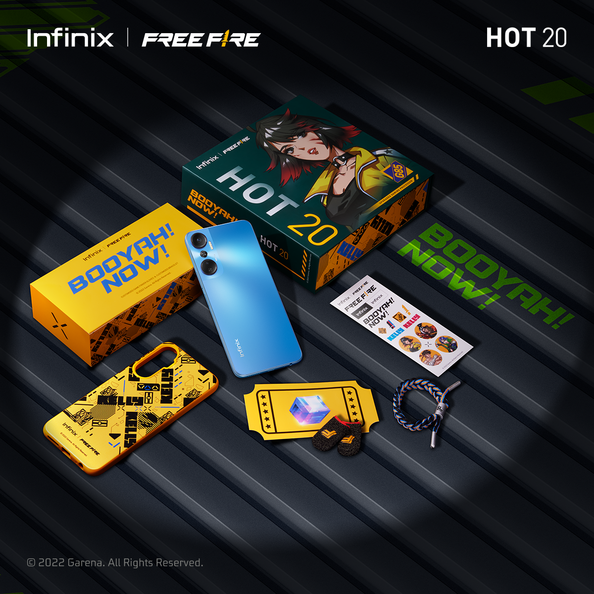 Infinix จับมือ Garena Free Fire เปิดตัวมือถือสายเกม HOT 20 Series อย่าง ...