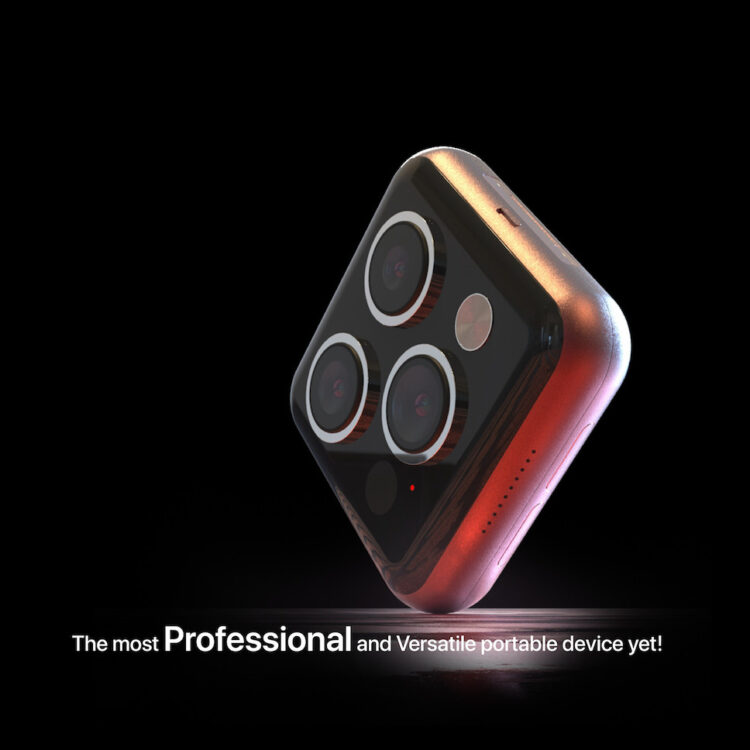 ชมคอนเซ็ปต์ iPro กล้อง Action Camera ที่มาพร้อมหูฟังไร้สาย AirPods Pro ไว้ในตัวเครื่อง ...