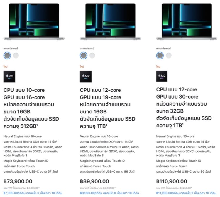 Apple เปิดสั่งซื้อล่วงหน้า MacBook Pro (ชิป M2 Pro/M2 Max) และ Mac mini ...