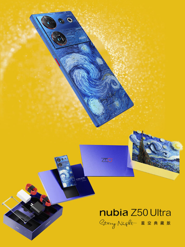 Nubia Z50 Ultra มาพร้อมภาพวาดของ Vincent van Gogh ใช้ชิป Snapdragon 8 Gen 2 ราคาเริ่มต้นราว ...