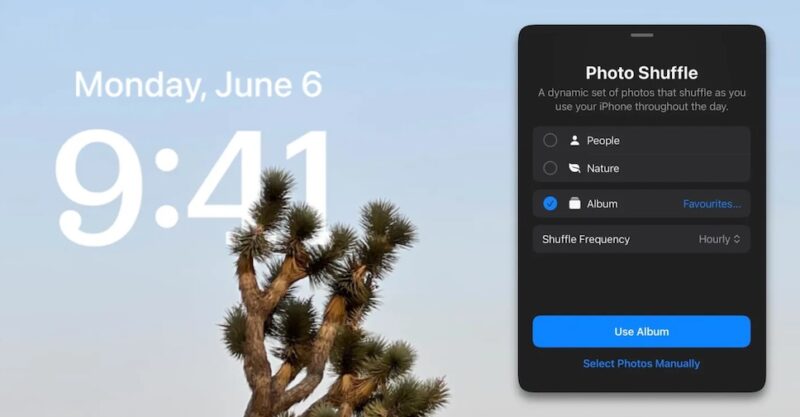 iOS 17.1 เพิ่มตัวเลือก Album ในฟีเจอร์ Photo Shuffle บนหน้าจอล็อค ...