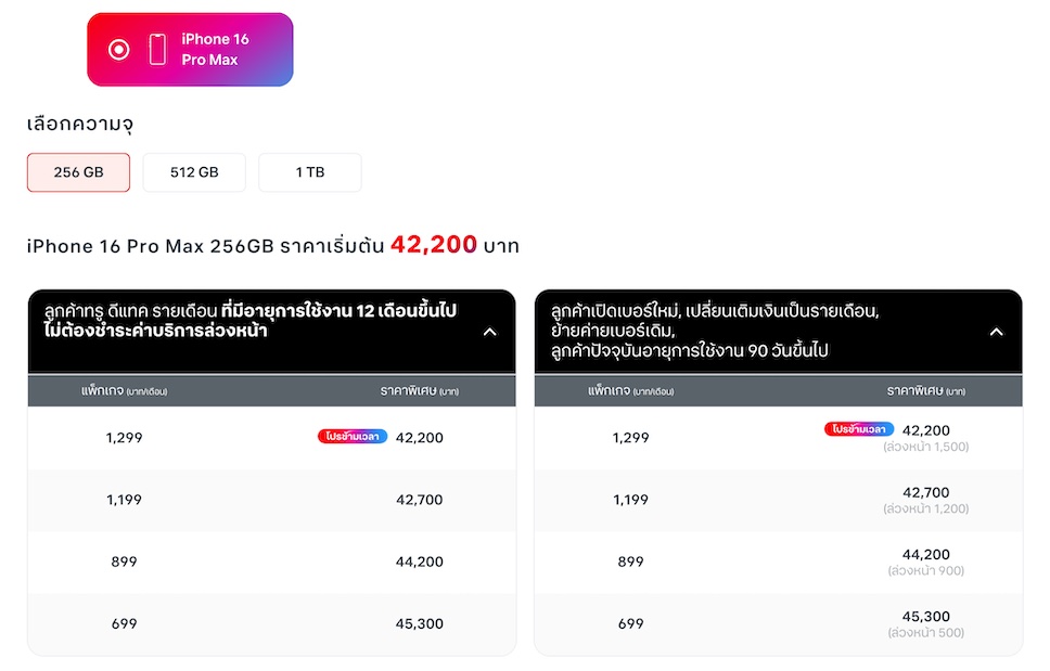 รวมโปร iPhone 16 Series จากผู้ให้บริการ AIS / True / Dtac – Flashfly ...