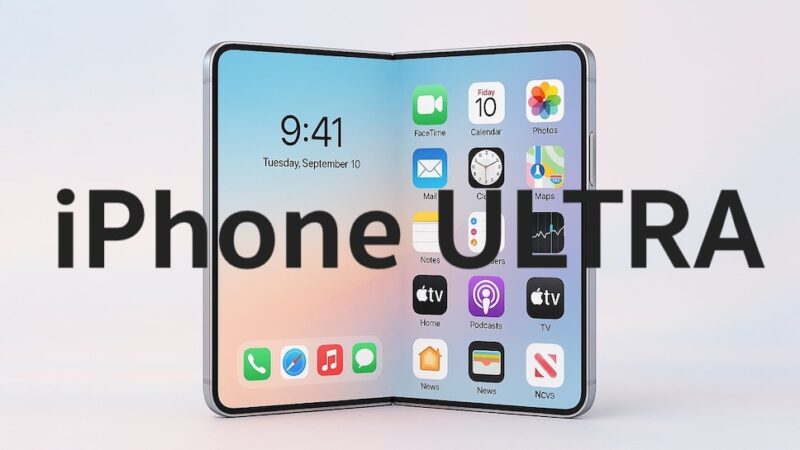 iPhone แบบพับได้รุ่นแรกของ Apple อาจใช้ชื่อ iPhone Ultra – Flashfly Dot Net