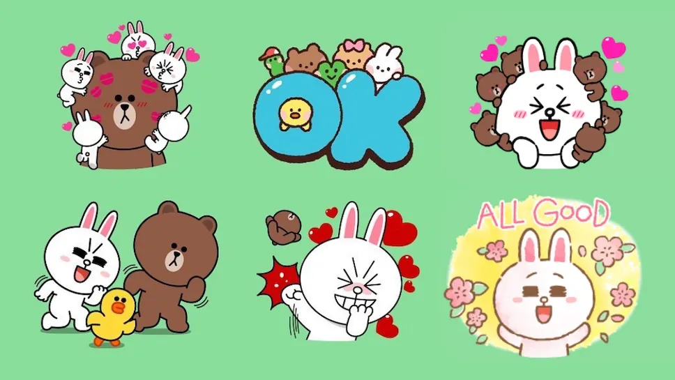 LINE แจกสติกเกอร์ BROWN & Cony ให้โหลดฟรี!! ถึง 9 ชุด – Flashfly Dot Net