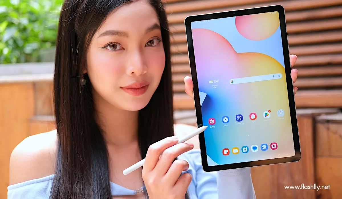 รีวิว Samsung Galaxy Tab S6 Lite 2024 จอ 10.4 นิ้ว มีปากกา S Pen ให้มาในกล่อง ใช้วาด เขียน จดได้ ...