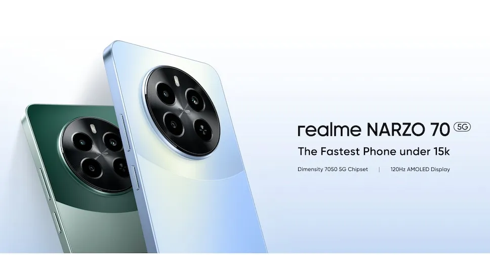 realme NARZO 70 5G และ NARZO 70x 5G เปิดตัวแล้ว มาพร้อมจอ 120Hz กล้อง 50MP ชาร์จเร็ว 45W ...
